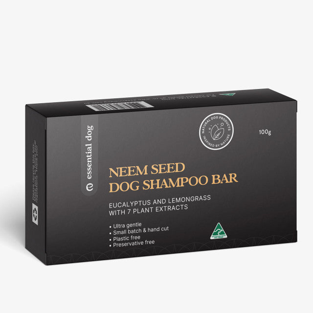 Essential Dog Shampoo Bar (Eucalyptus, Neem & Lemongrass) – Smartyez