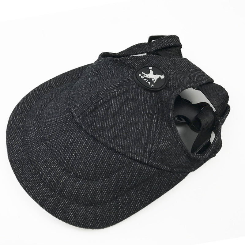 Size S Black Adjustable Pet Baseball Cap for Cats and Dogs - Cute Sun ...